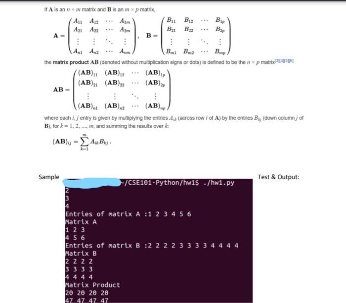 Solved Ві BIP Вар Am .. If A is an * nxm matrix and B is an | Chegg.com