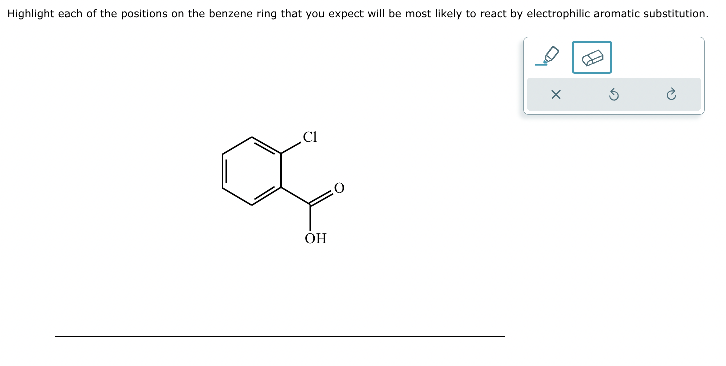 Solved Rank each of the following substituted benzene | Chegg.com