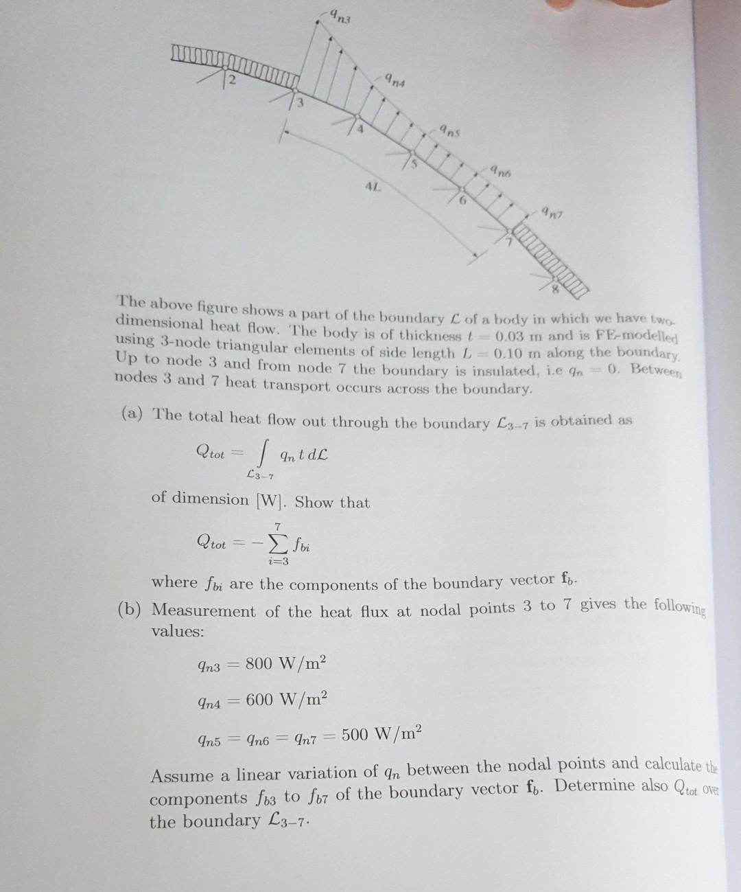 Solved Tne above figure shows a part of the boundary L of a | Chegg.com