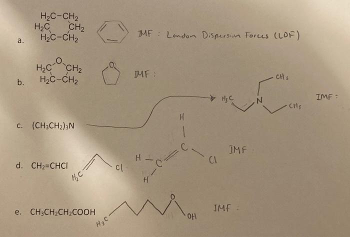 Solved MMF : Landon Dispersien Forces (LDF) | Chegg.com