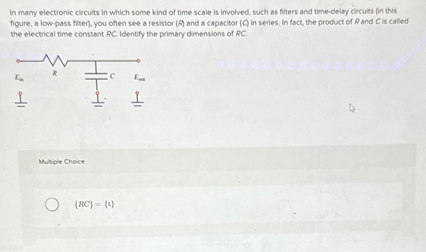 Solved In many electronic circuits in which some kind of | Chegg.com