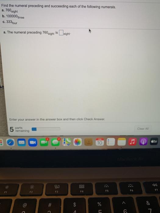 Solved find the numeral preceding and succeeding each of the | Chegg.com