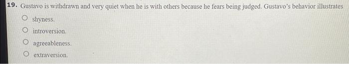 Solved 0. According to trait theorists, factors are | Chegg.com
