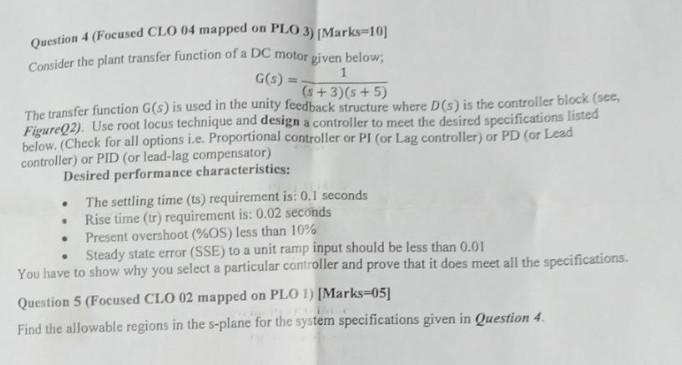 Solved Question 4 (Focused CLO 04 mapped on PLO 3) | Chegg.com