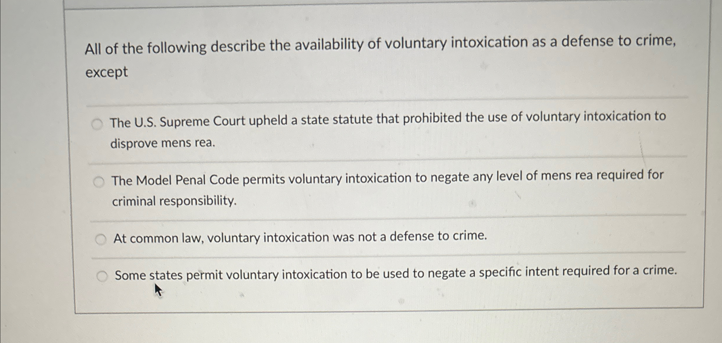 Solved All of the following describe the availability of | Chegg.com