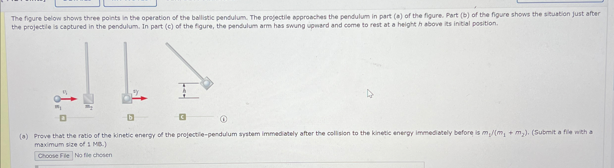 Solved The figure below shows three points in the operation | Chegg.com
