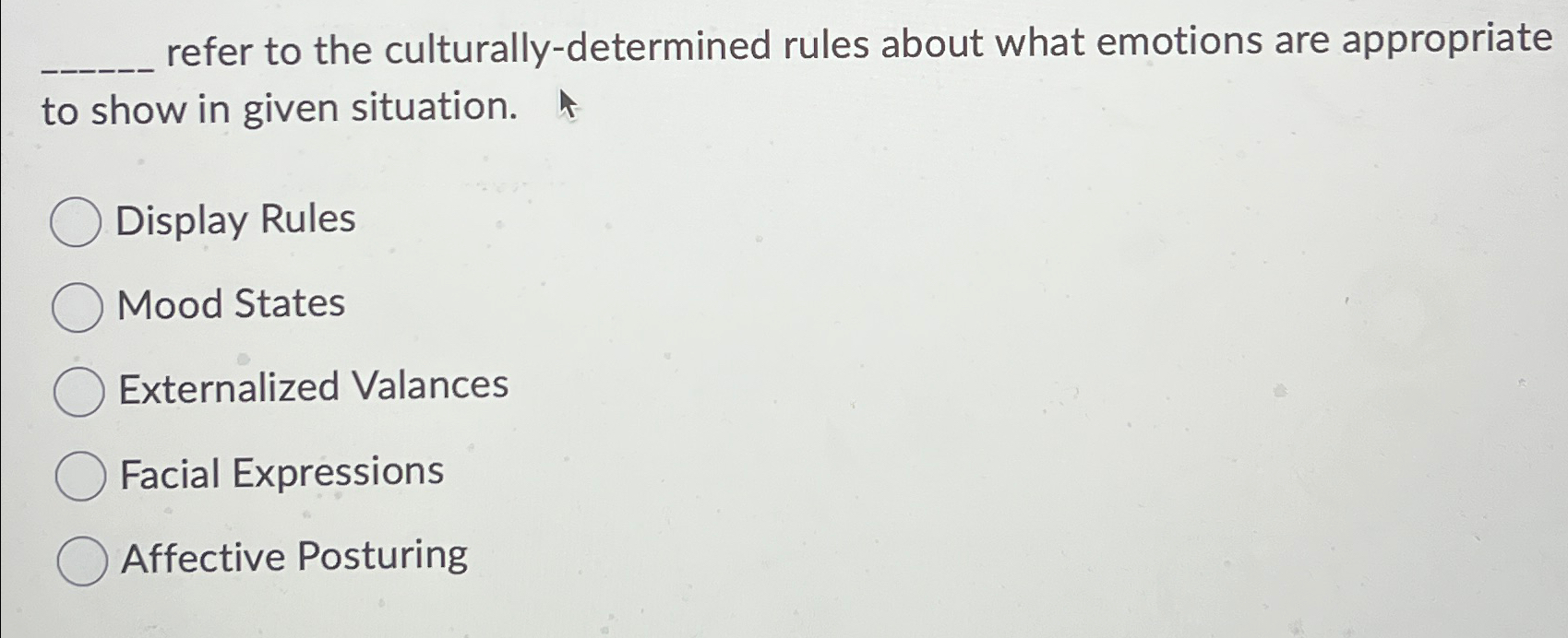 Solved refer to the culturally-determined rules about what | Chegg.com