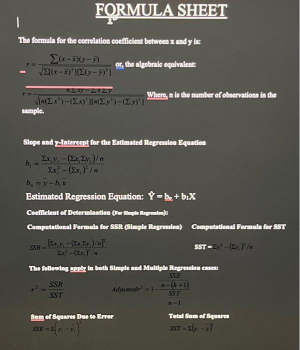 Solved 1. Using the following table of relation between | Chegg.com