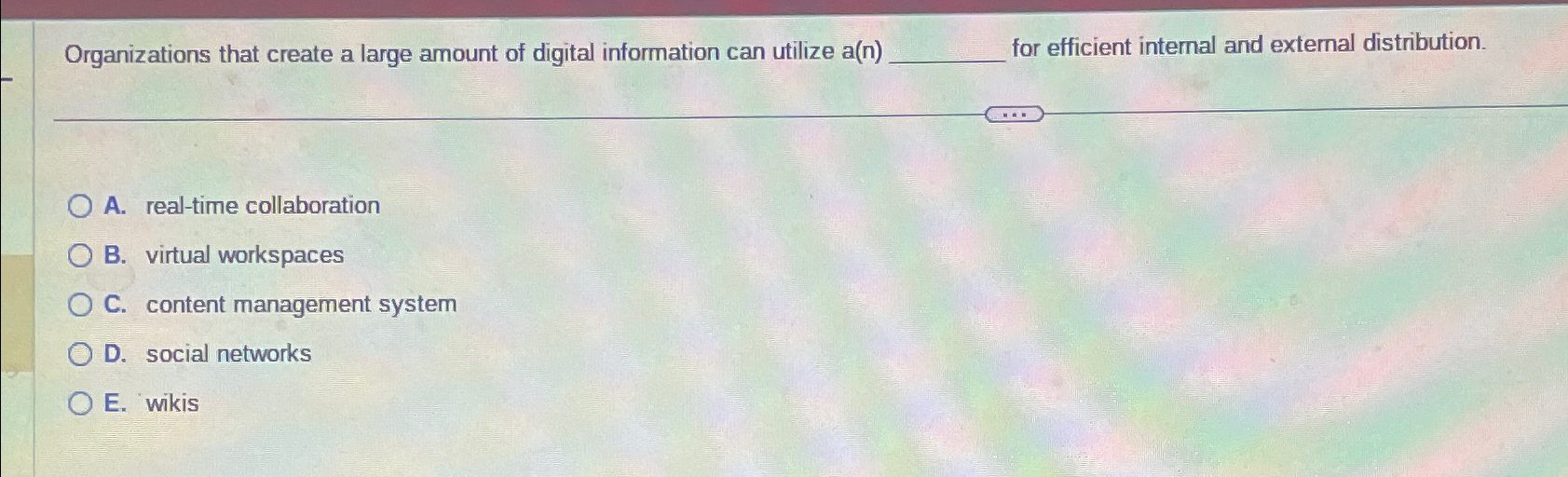 Solved Organizations that create a large amount of digital | Chegg.com