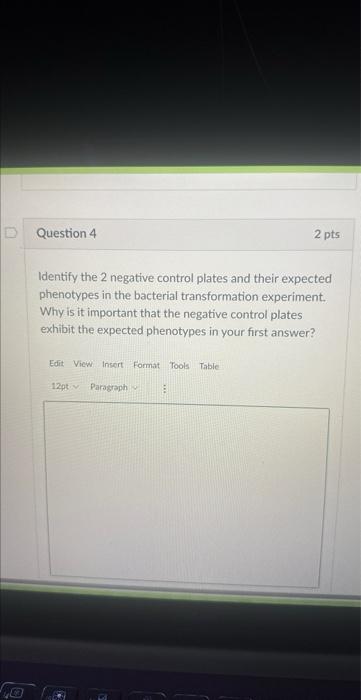 Solved Identify the 2 negative control plates and their | Chegg.com