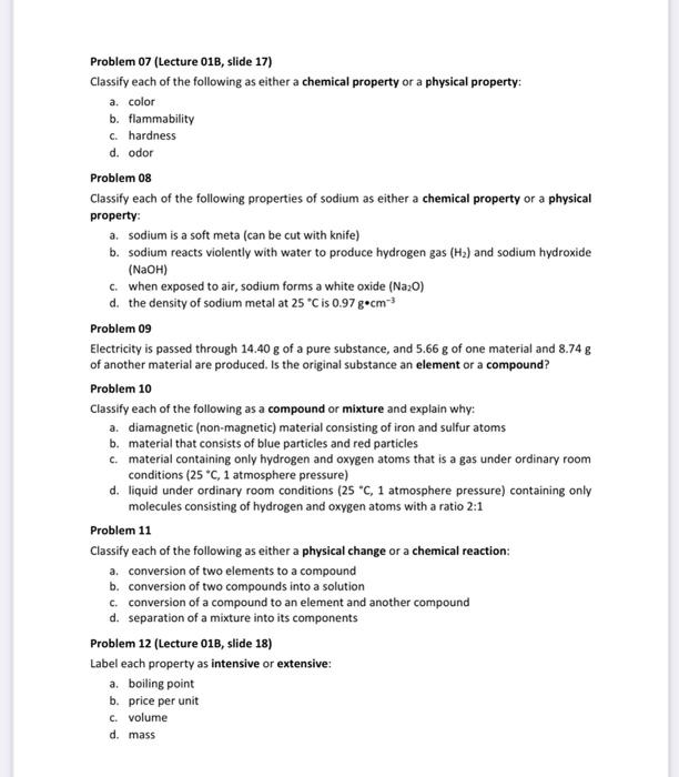 Solved Label each of the following as relating to either a | Chegg.com