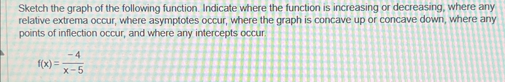 Solved Sketch the graph of the following function. Indicate | Chegg.com