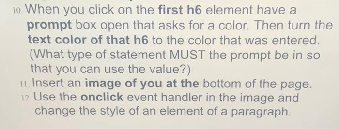 Solved - Write the code to make an alert box pop up with a | Chegg.com