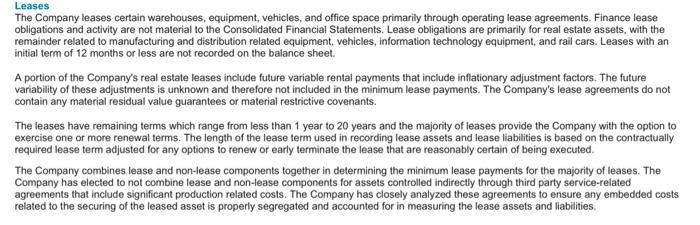 [Solved]: Footnote Disclosure Did the company disclose any b