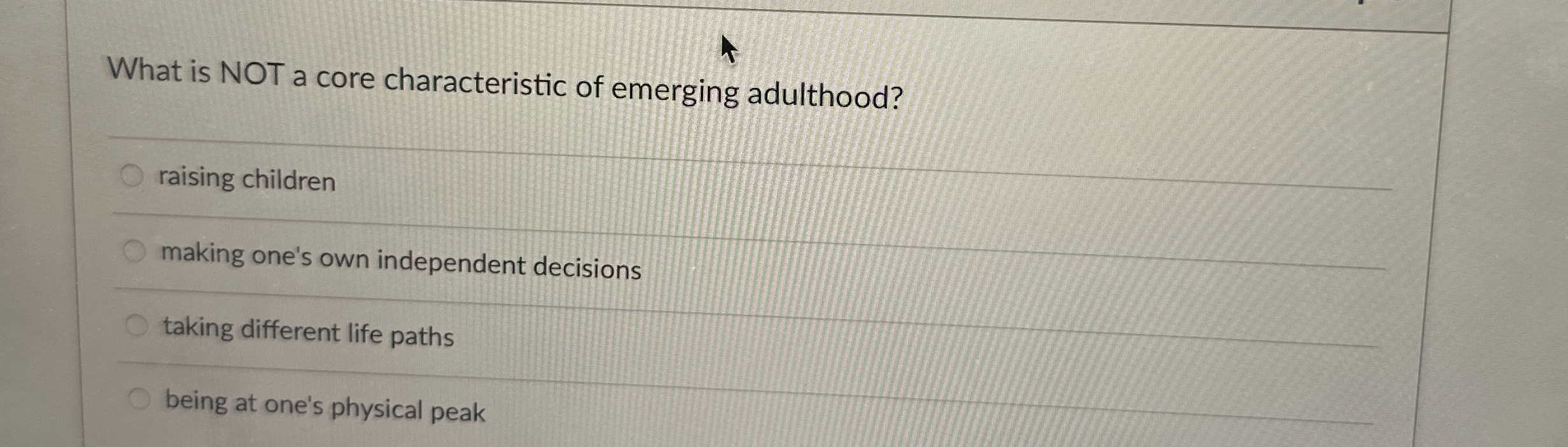 Solved What is NOT a core characteristic of emerging | Chegg.com