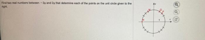 Solved Find two real numbers between - 2x and 2x that | Chegg.com