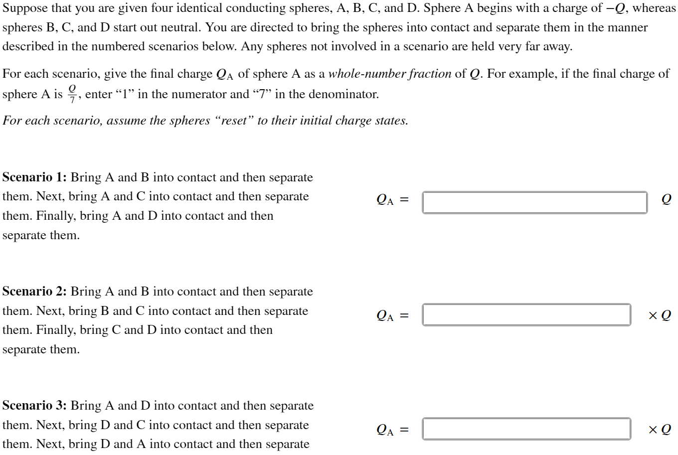 Solved Suppose that you are given four identical conducting | Chegg.com