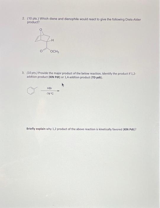Solved Problem Set 9 Graded 40 Pts Chm 3150 Organic