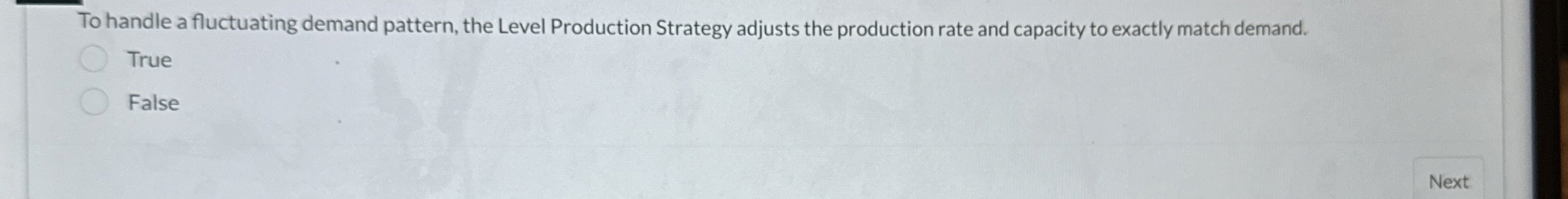Solved To handle a fluctuating demand pattern, the Level | Chegg.com