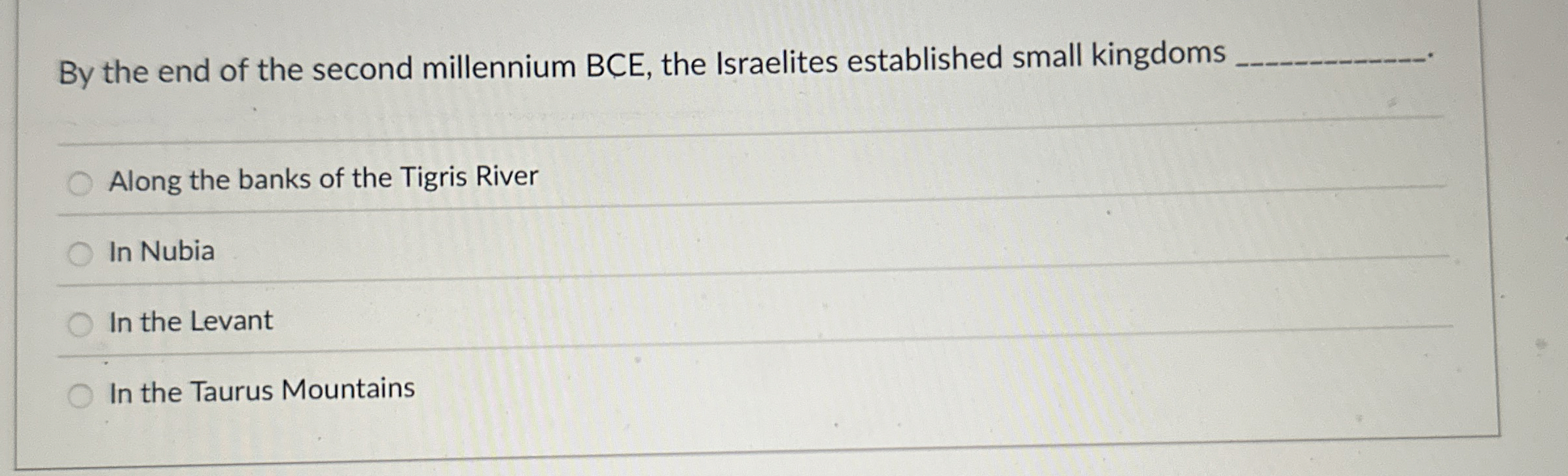 Solved By the end of the second millennium BCE, the | Chegg.com