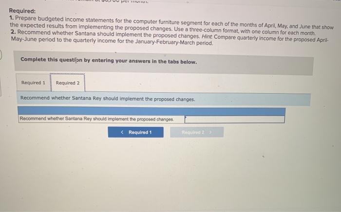 Solved Sayed Help Save & Exit Submit Santana Rey expects | Chegg.com