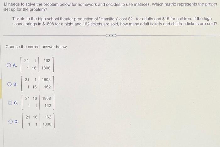Solved Li needs to solve the problem below for homework and | Chegg.com