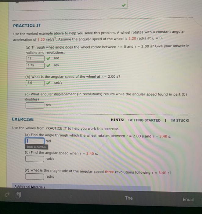 Solved PRACTICE IT Use the worked example above to help you | Chegg.com