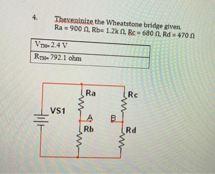 Solved Draw the Thevenised circuit in multisim with VTh and | Chegg.com