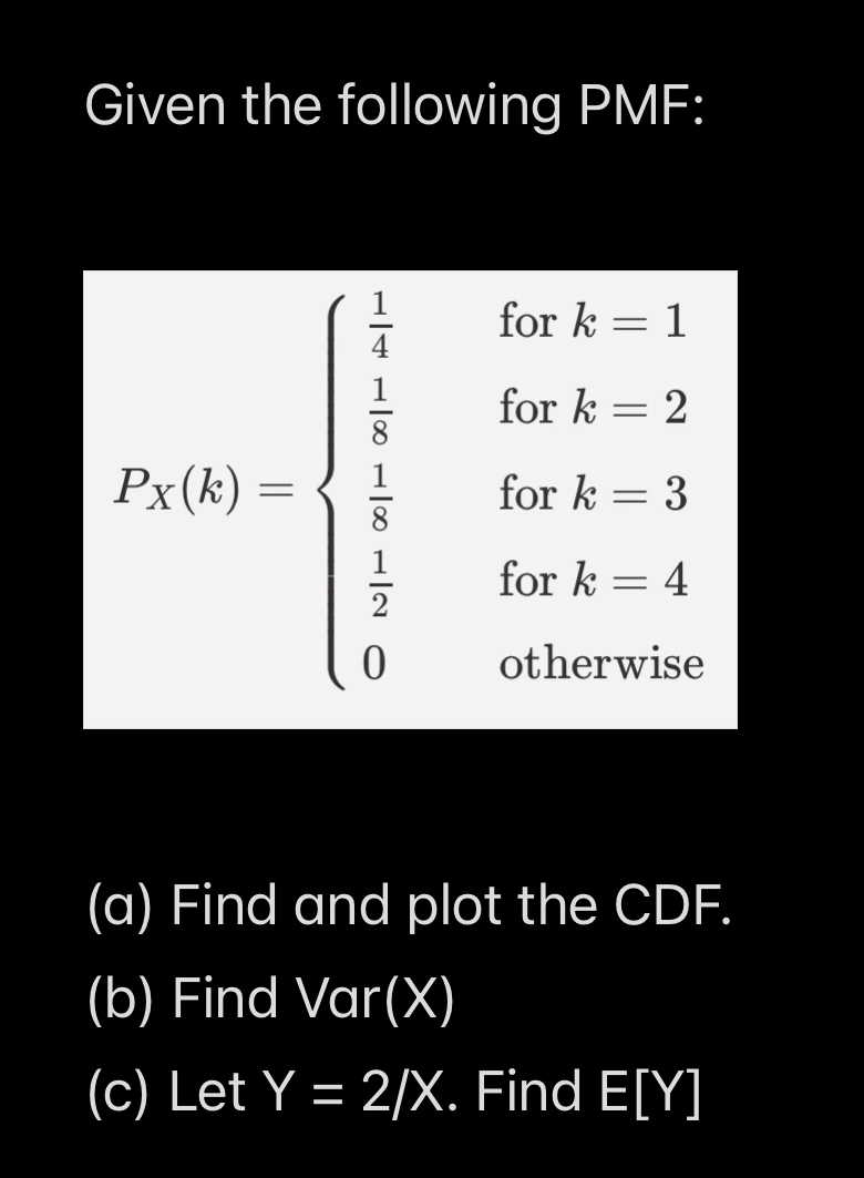Solved Given the following | Chegg.com