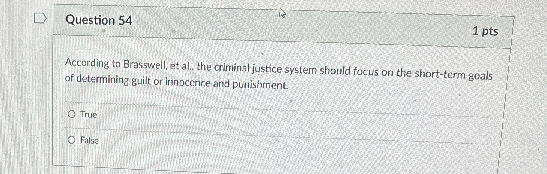 Solved Question 541 ﻿ptsAccording to Brasswell, et al., ﻿the | Chegg.com