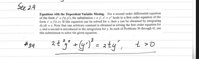 Solved See 2.9 Equations with the Dependent Variable | Chegg.com