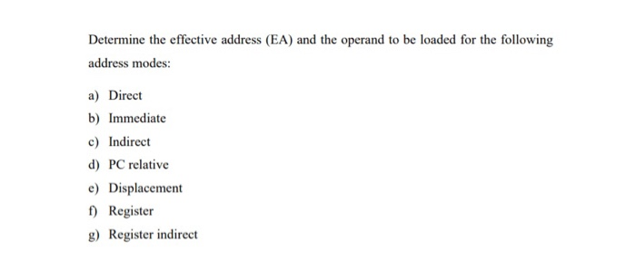 Solved 2. Consider a 16-bit processor in which the following | Chegg.com