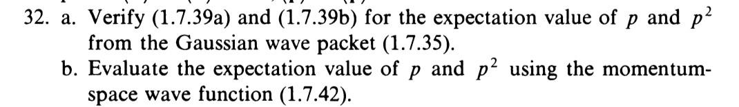 32. a. Verify (1.7.39a) and (1.7.39b) for the | Chegg.com 32. a. Verify (1.7.39a) and (1.7.39b) for the | Chegg.com