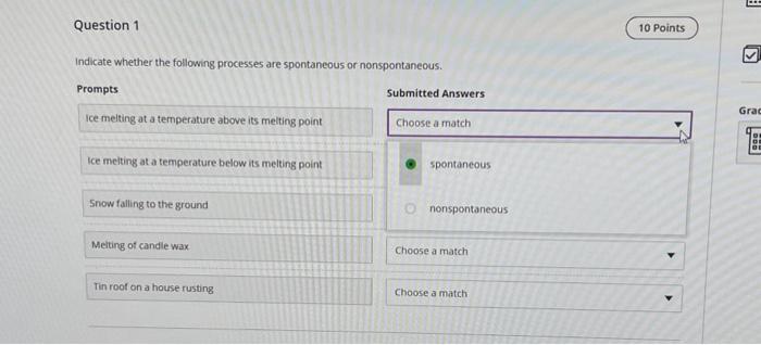 Solved Question 1 10 Points Indicate Whether The Following 