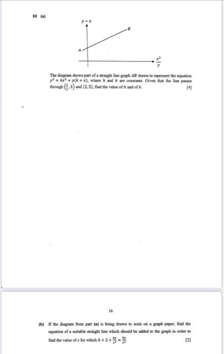 The diagram shows part of a strajglt tine graph A8 | Chegg.com