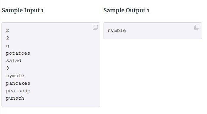 Solved Sample Input 1 Sample Output 1Sample Input 2inport | Chegg.com