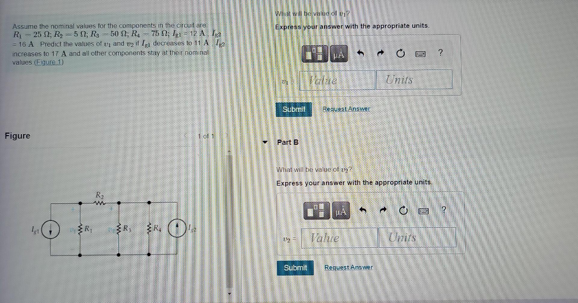 Solved Assume the nominal values for the components in the | Chegg.com