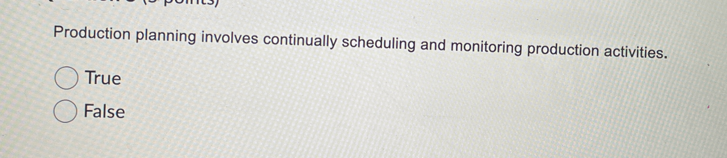 Solved Production planning involves continually scheduling | Chegg.com