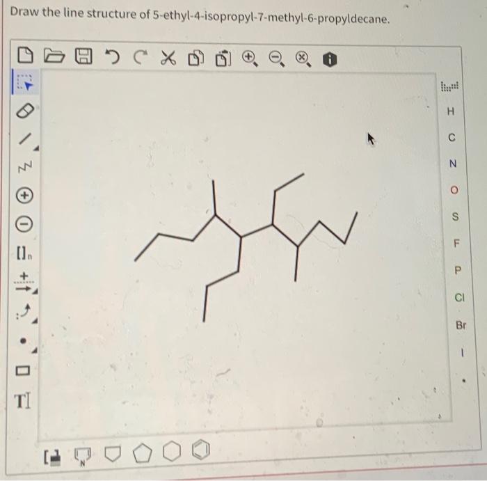 Solved DQ2.3 Homework Draw the line structure of | Chegg.com
