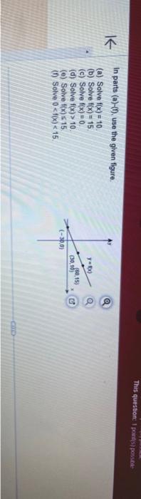 Solved In parts (a)-(f), use the given figure. (a) Solve | Chegg.com