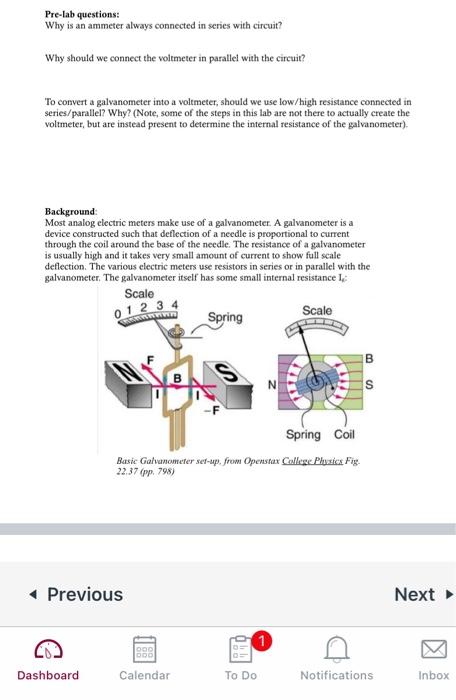 Solved Pre Lab Questions Why Ammeter Is Always Connected In