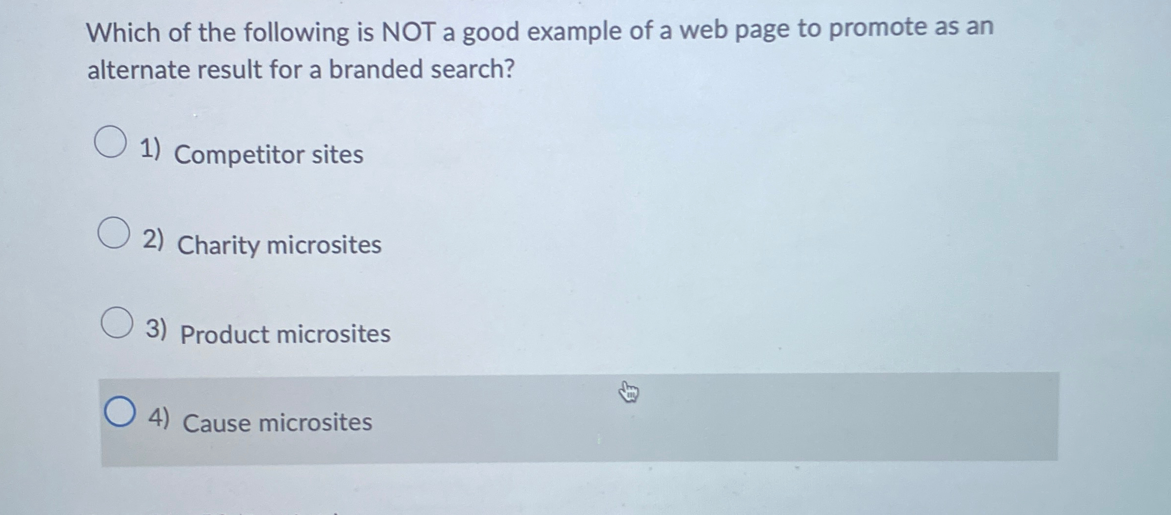 Solved Which of the following is NOT a good example of a web | Chegg.com