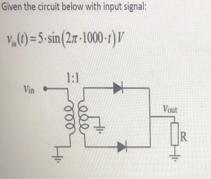 Solved What is PIV (Peak Inverse Voltage) in the given diode | Chegg.com