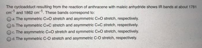Solved The cycloadduct resulting from the reaction of | Chegg.com