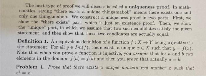 Solved The next type of proof we will discuss is called a | Chegg.com