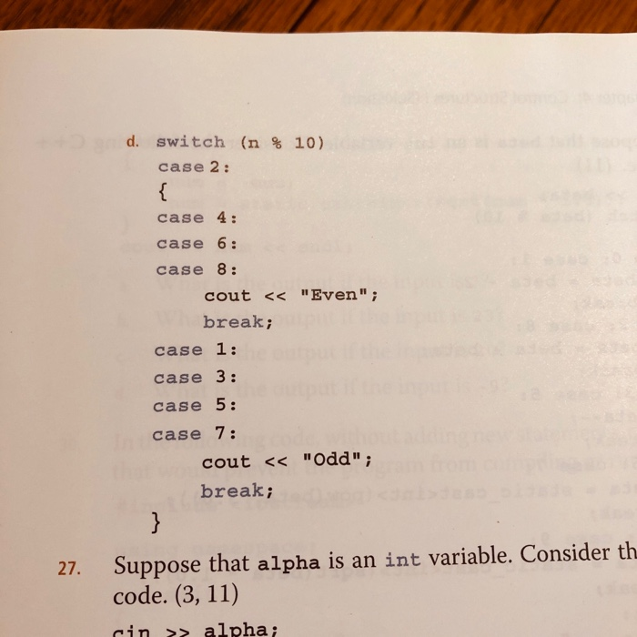 Solved is this statement syntactically correct? the case 2 | Chegg.com