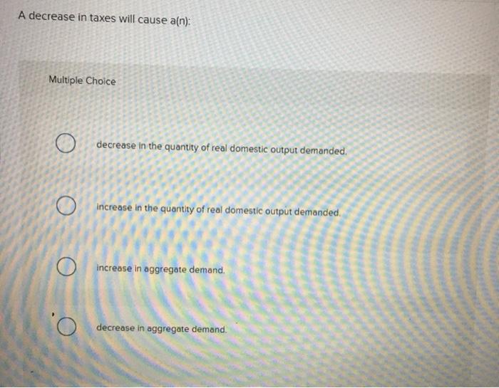 Solved With output and input prices fixed, the immediate | Chegg.com