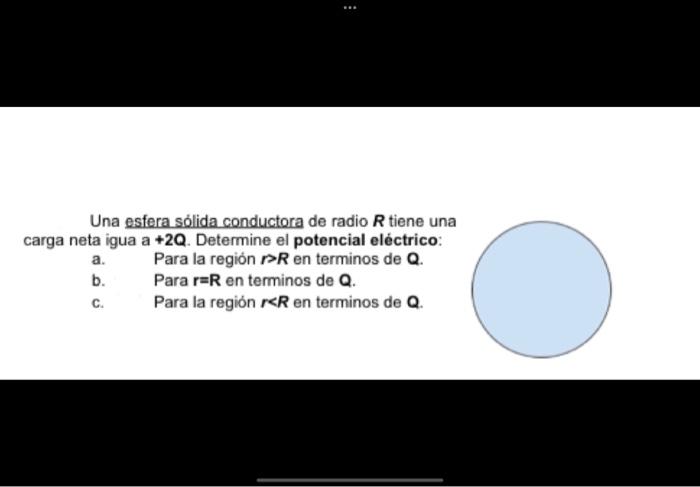 Solved A solid conducting sphere of radius R has a net | Chegg.com