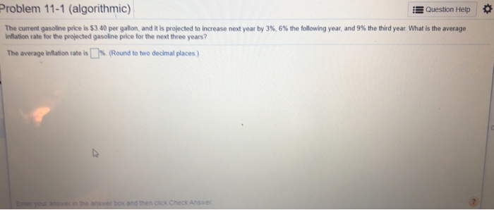 Solved Problem 11-1 (algorithmic) Question Help The current | Chegg.com Solved Problem 11-1 (algorithmic) Question Help The current | Chegg.com