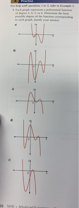 Solved Practise For help with questions 1 to 3, refer to | Chegg.com